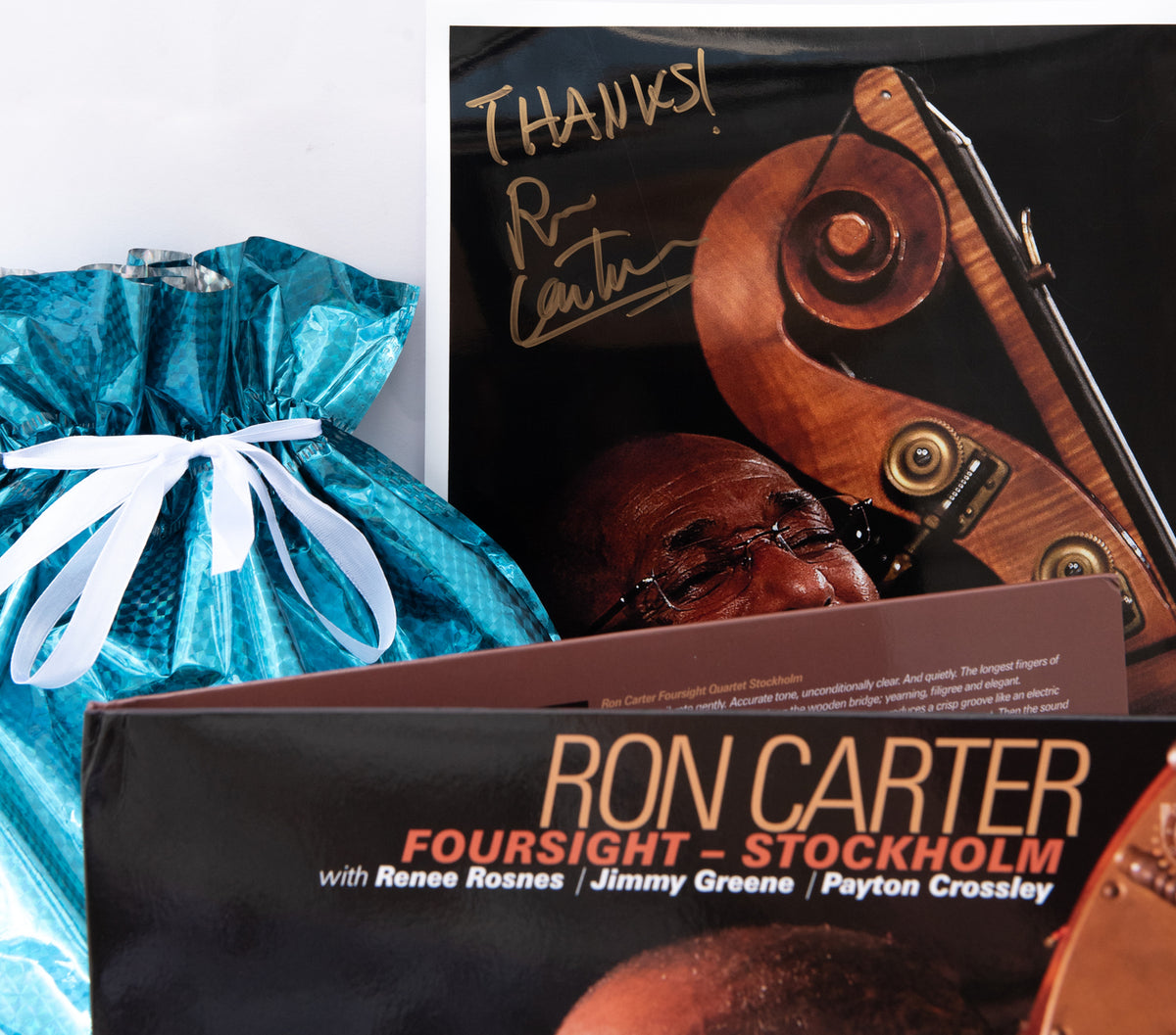 Black Friday - Autographed Ron Carter Double Vinyl Album & Poster – Ron ...